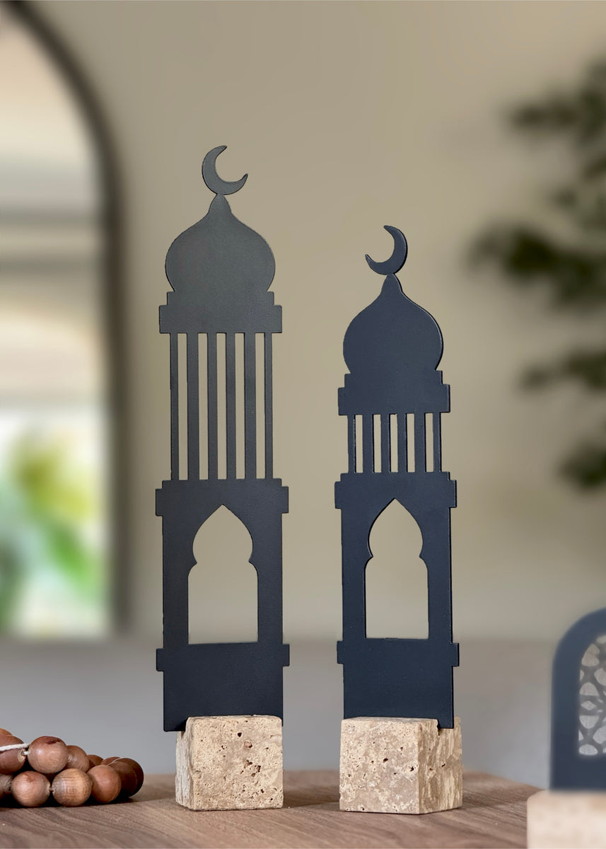 Black Minaret with Marble Stand ( price per piece ) – Tashhome