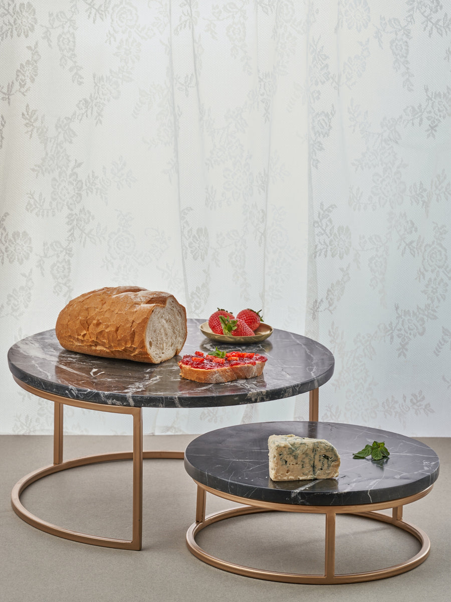 Gold Circular Food stand – Tashhome